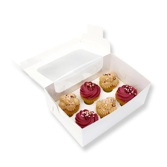 Mini Cupcake Window Box- Holds 6 – The French Kitchen Castle Hill