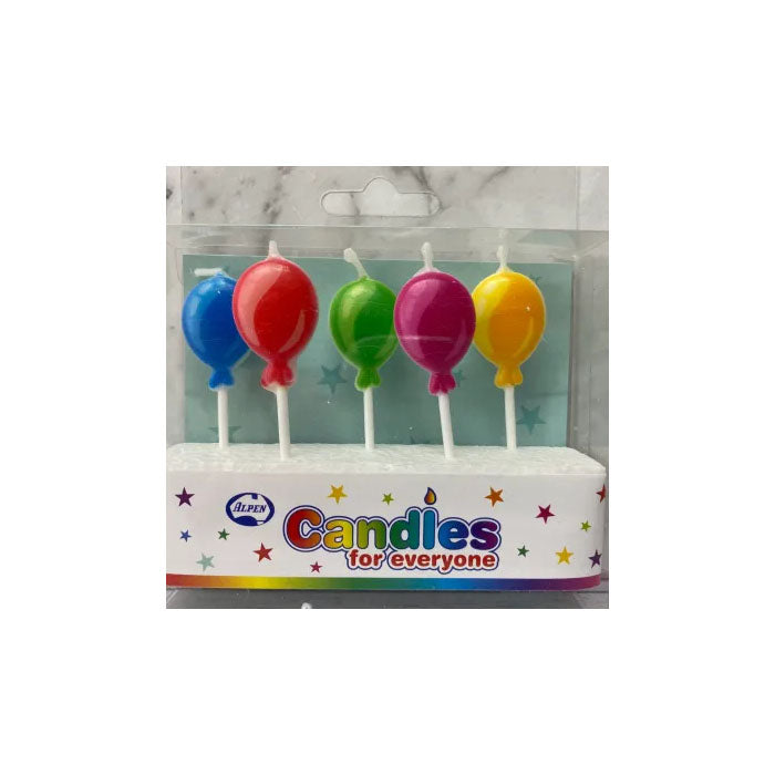 Balloon-Shaped Candles – 5 Pack – The French Kitchen Castle Hill