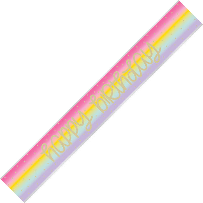 Pastel Birthday Banner | The French Kitchen Castle Hill