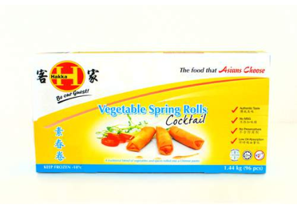 Hakka Cocktail Vegetable Spring Rolls 1.44kg – The French Kitchen ...