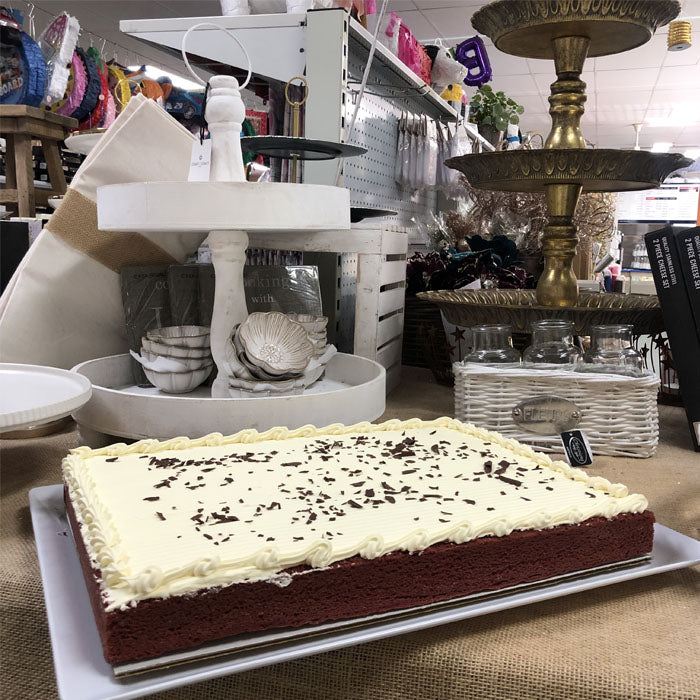 Red Velvet Slab Cake | The French Kitchen Castle Hill