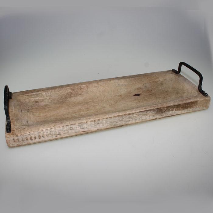 Timber Tray with Metal Handle | The French Kitchen Castle Hill