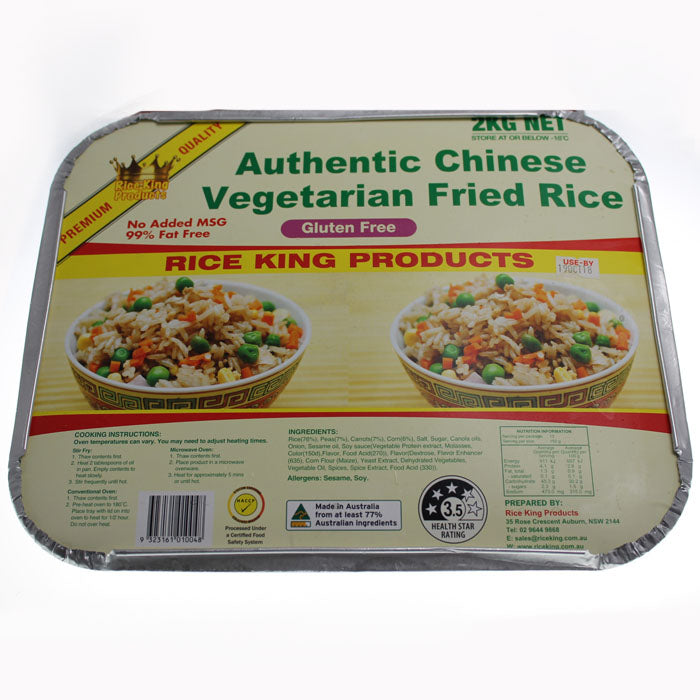 Rice King Vegetarian Fried Rice GF | The French Kitchen Castle Hill